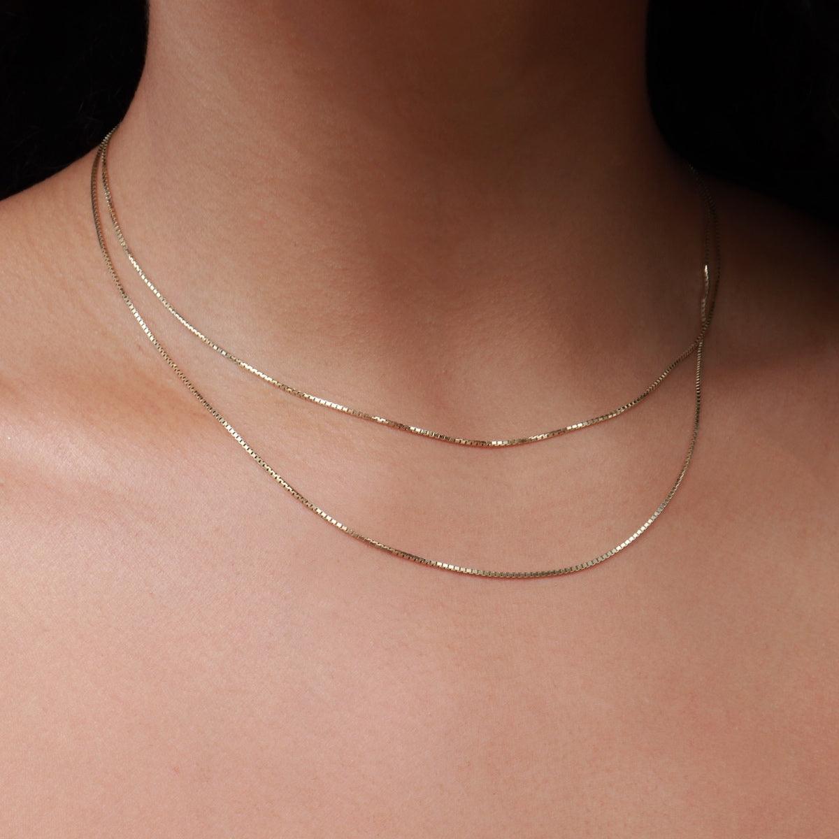 Women's Solid Gold Chains – The GLD Shop