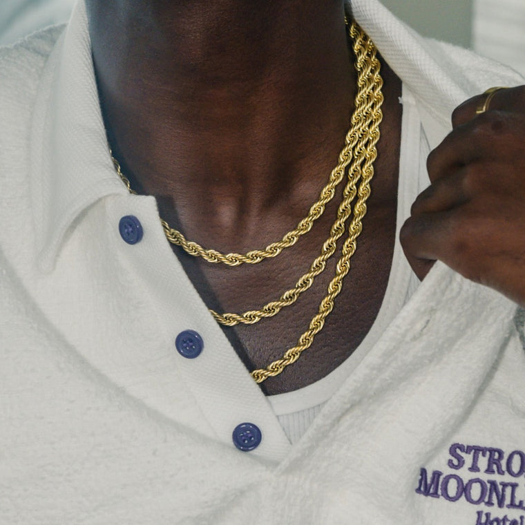 Rope Chain in Yellow Gold- 6mm – The GLD Shop