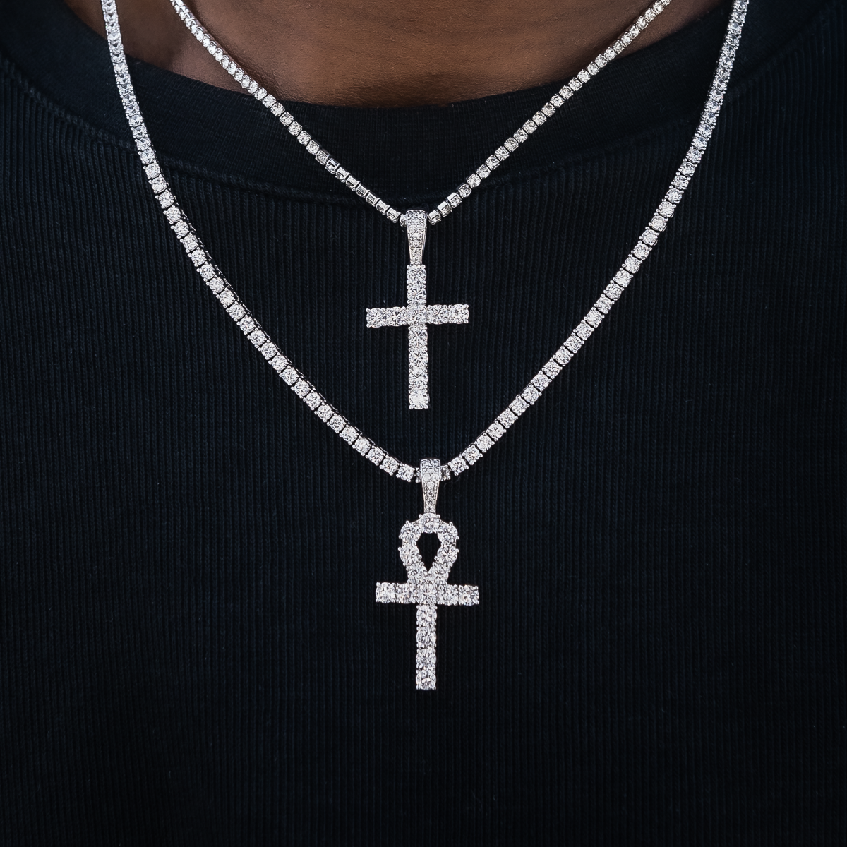 Cross Set in White Gold - The GLD Shop