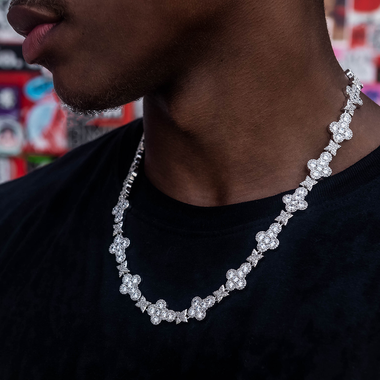 Rounded Cross Pave Star Chain – The GLD Shop
