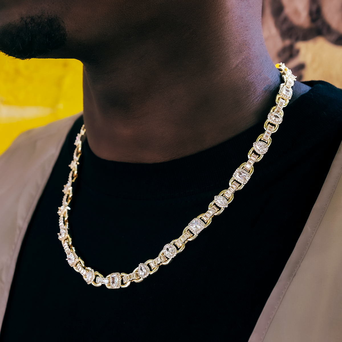Diamond Cluster Mariner Chain – The GLD Shop