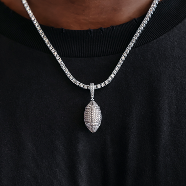 Iced Football Pendant – The GLD Shop