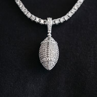 Iced Football Pendant – The GLD Shop