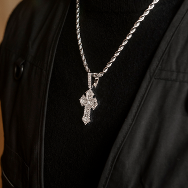 Diamond Gothic Cross Pendant – The GLD Shop