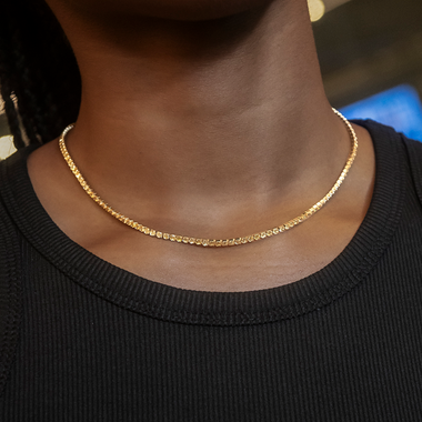 Canary Micro Tennis Necklace – The GLD Shop