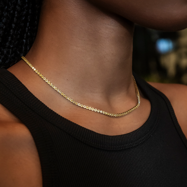 Canary Micro Tennis Necklace – The GLD Shop