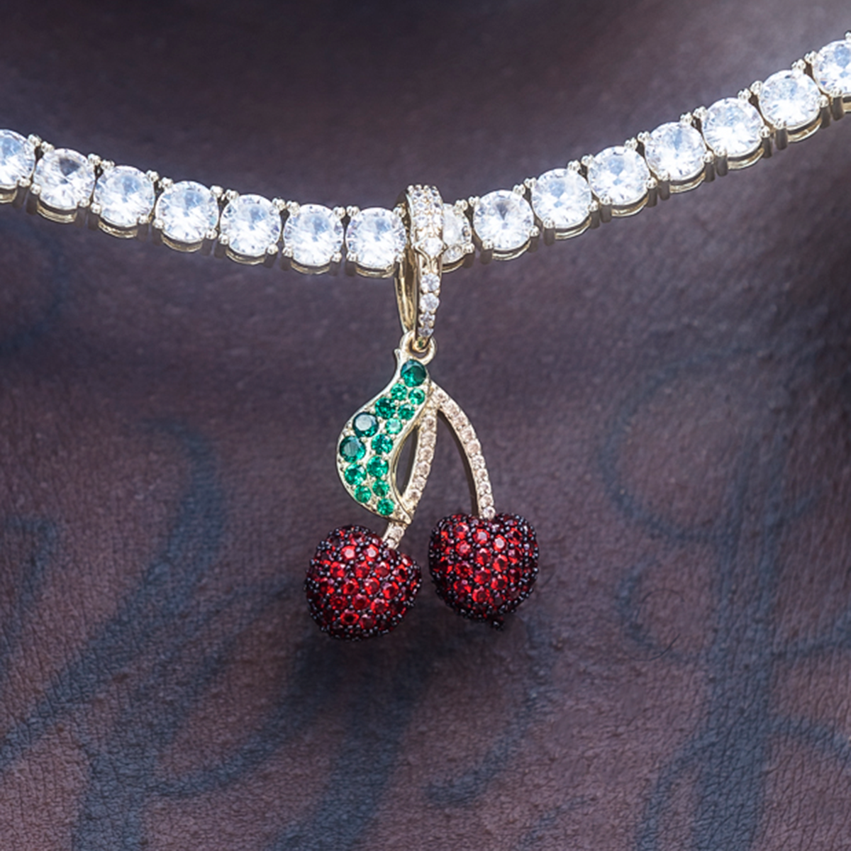Iced Cherry Pendant – The GLD Shop