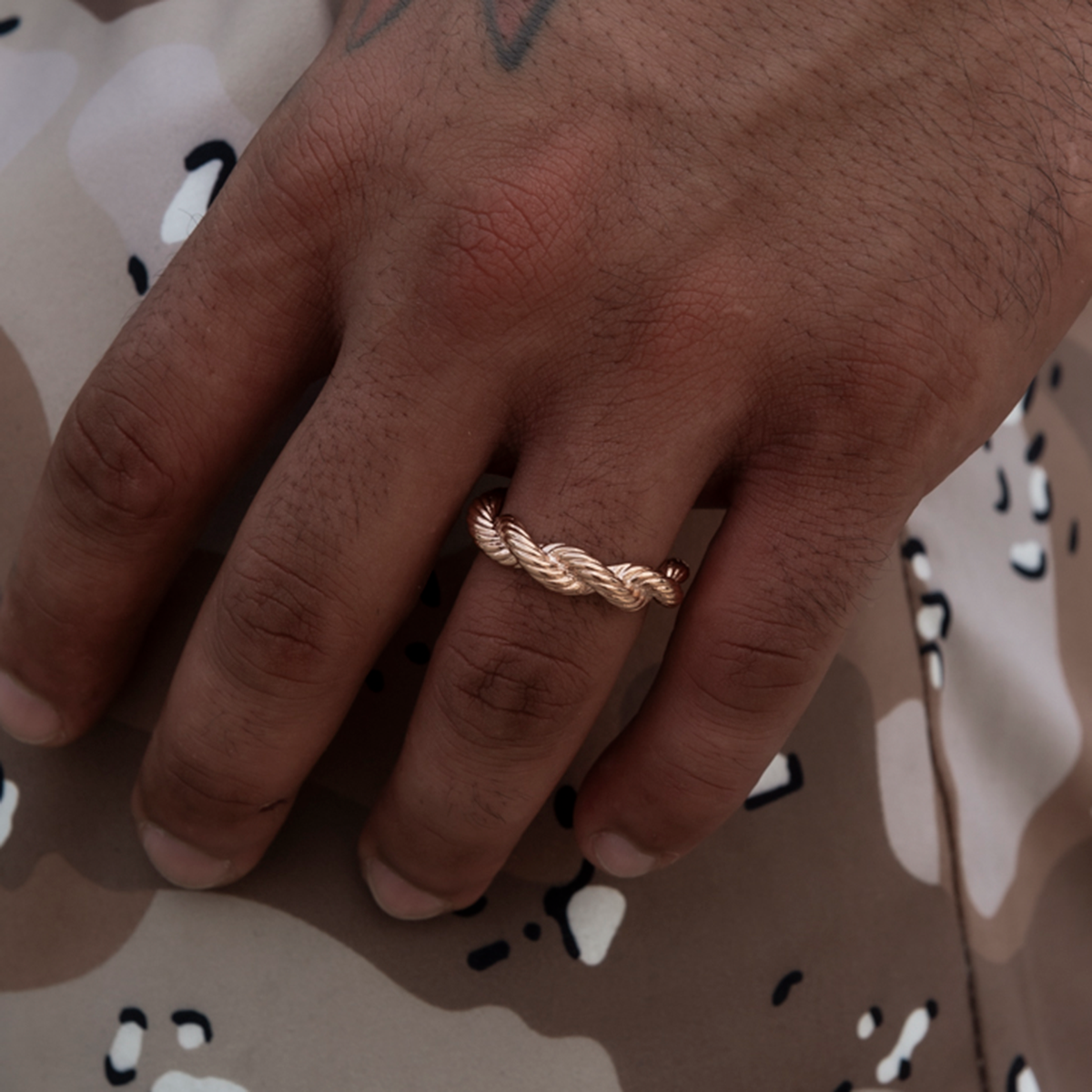 6MM Rope Ring in Rose Gold – The GLD Shop
