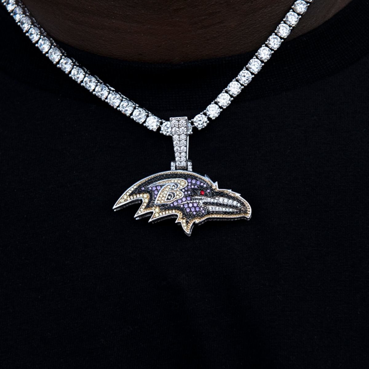 Baltimore Ravens Pendant | The GLD Shop