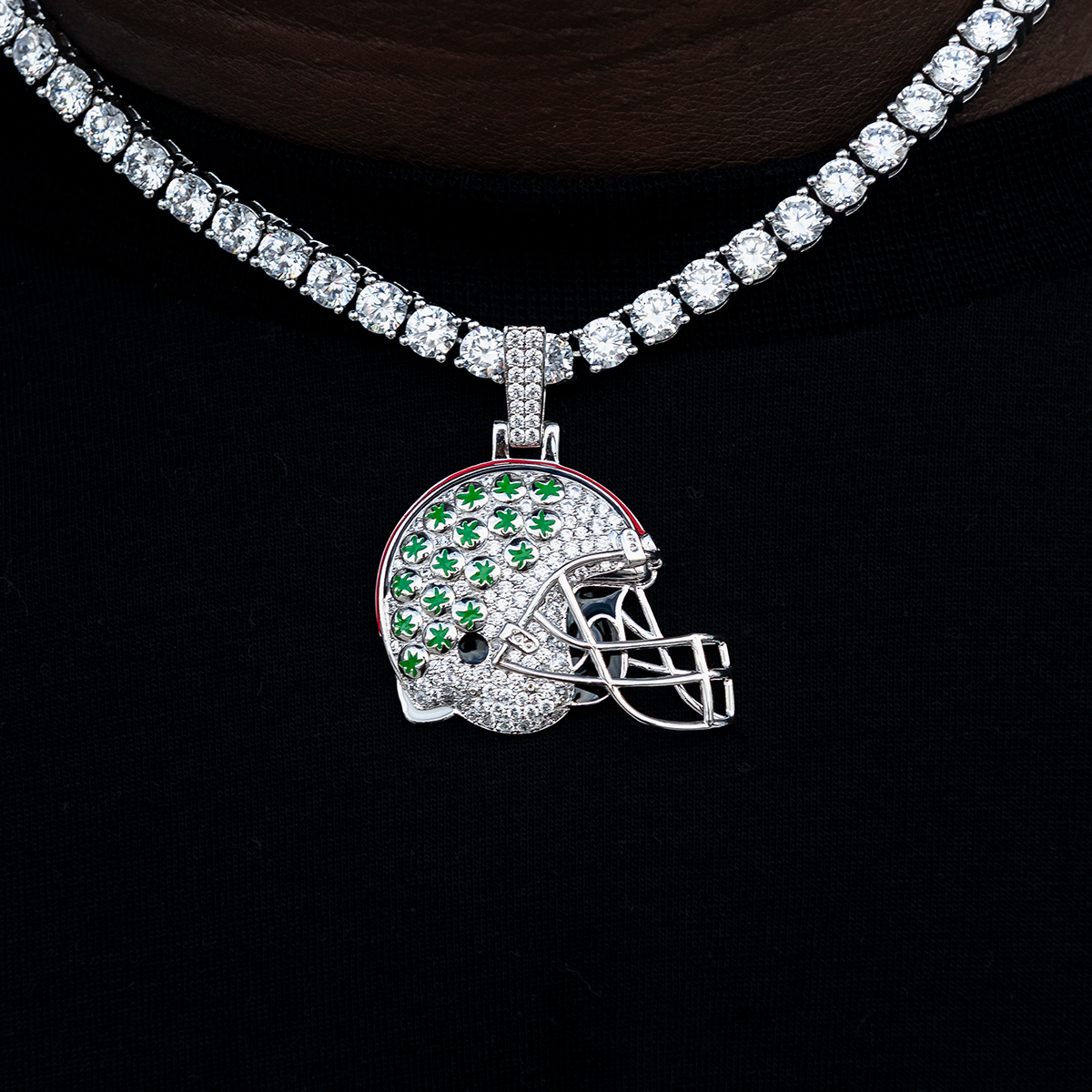 Ohio State Buckeyes Official NCAA Football Helmet Pendant – The GLD Shop