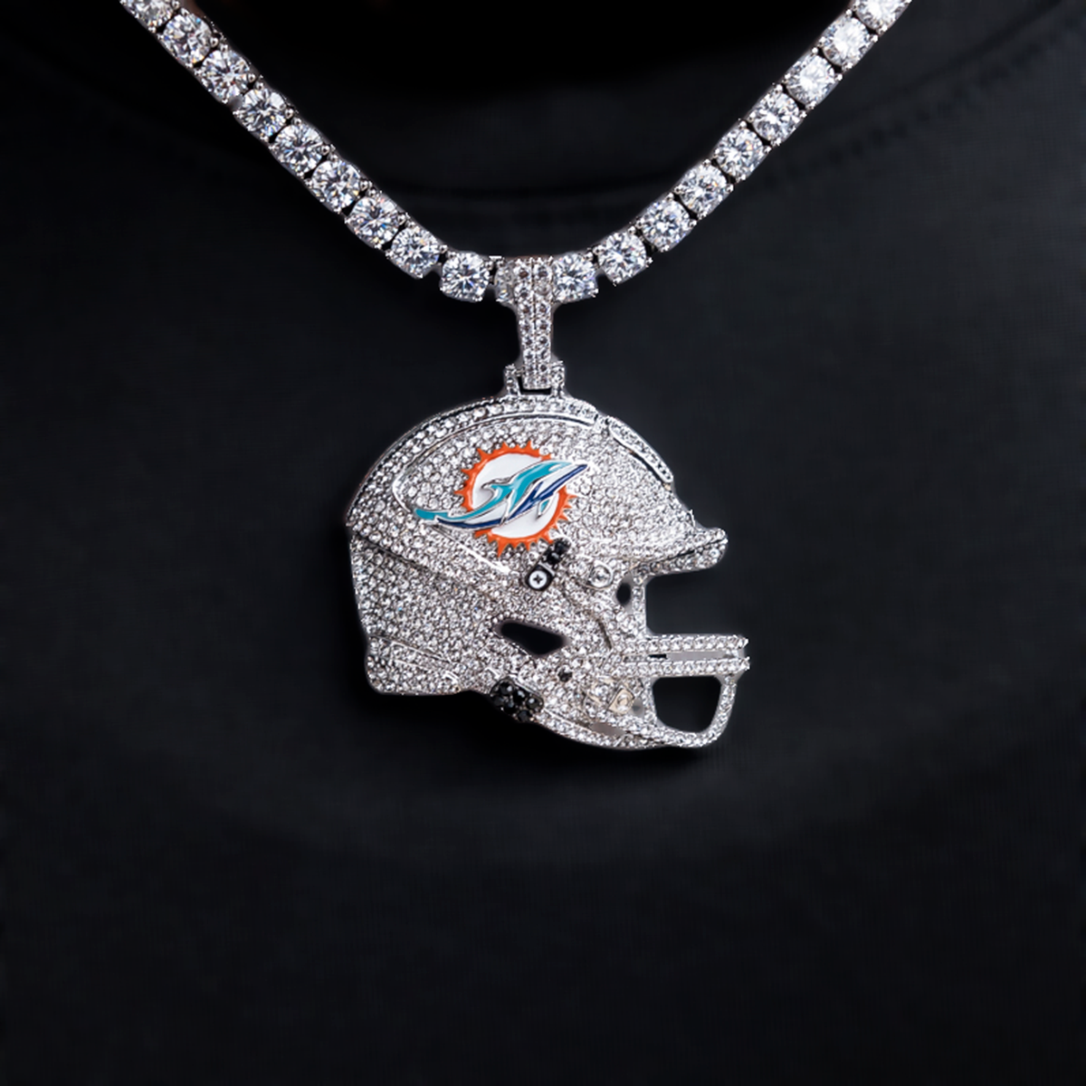 Miami Dolphins Pendant | NFL Team Jewelry | GLD – The GLD Shop