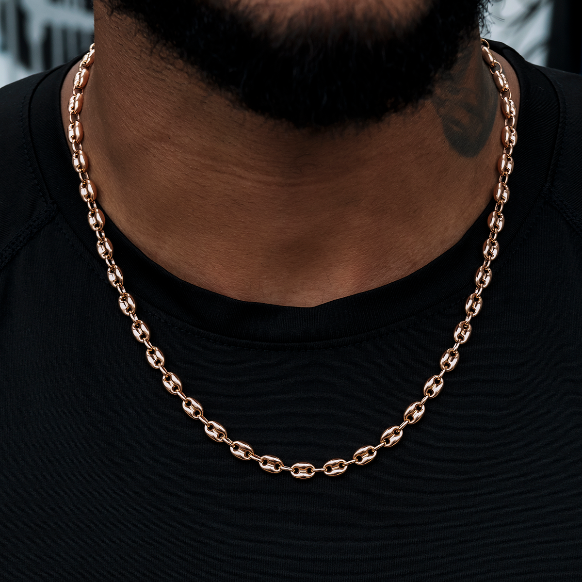 Valentina Chain in Rose Gold- 7mm – The GLD Shop