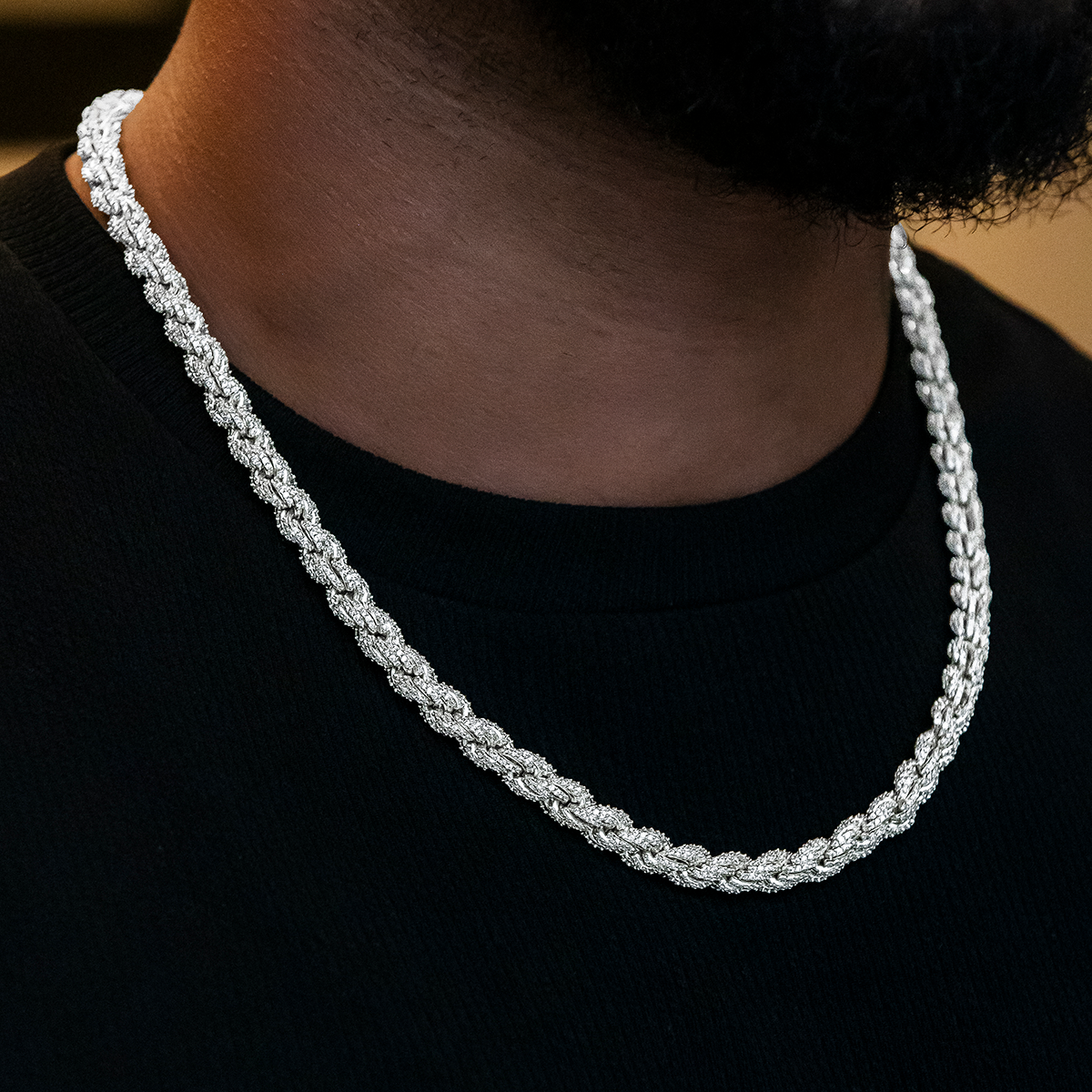 8MM Diamond Rope Chain | Classic Gold Luxury | GLD - The GLD Shop