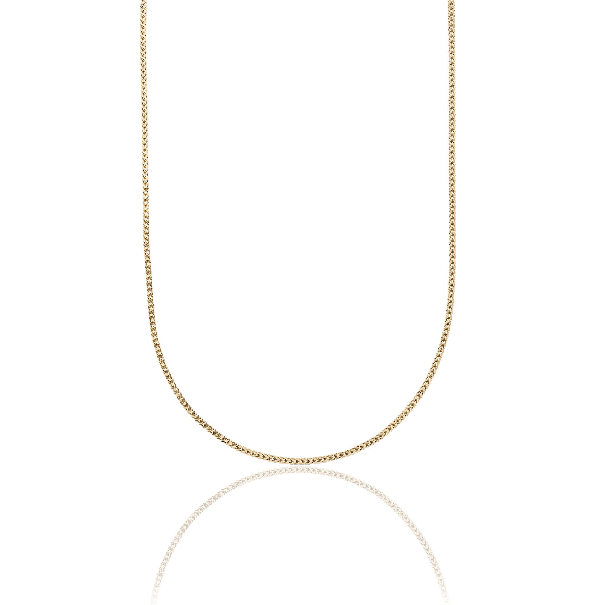2MM Franco Chain | Men’s Hollow Gold | GLD- The GLD Shop