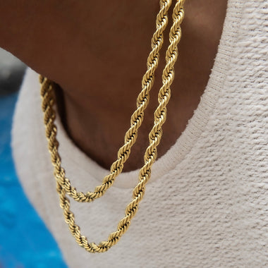 Rope Chain in Yellow Gold- 6mm – The GLD Shop