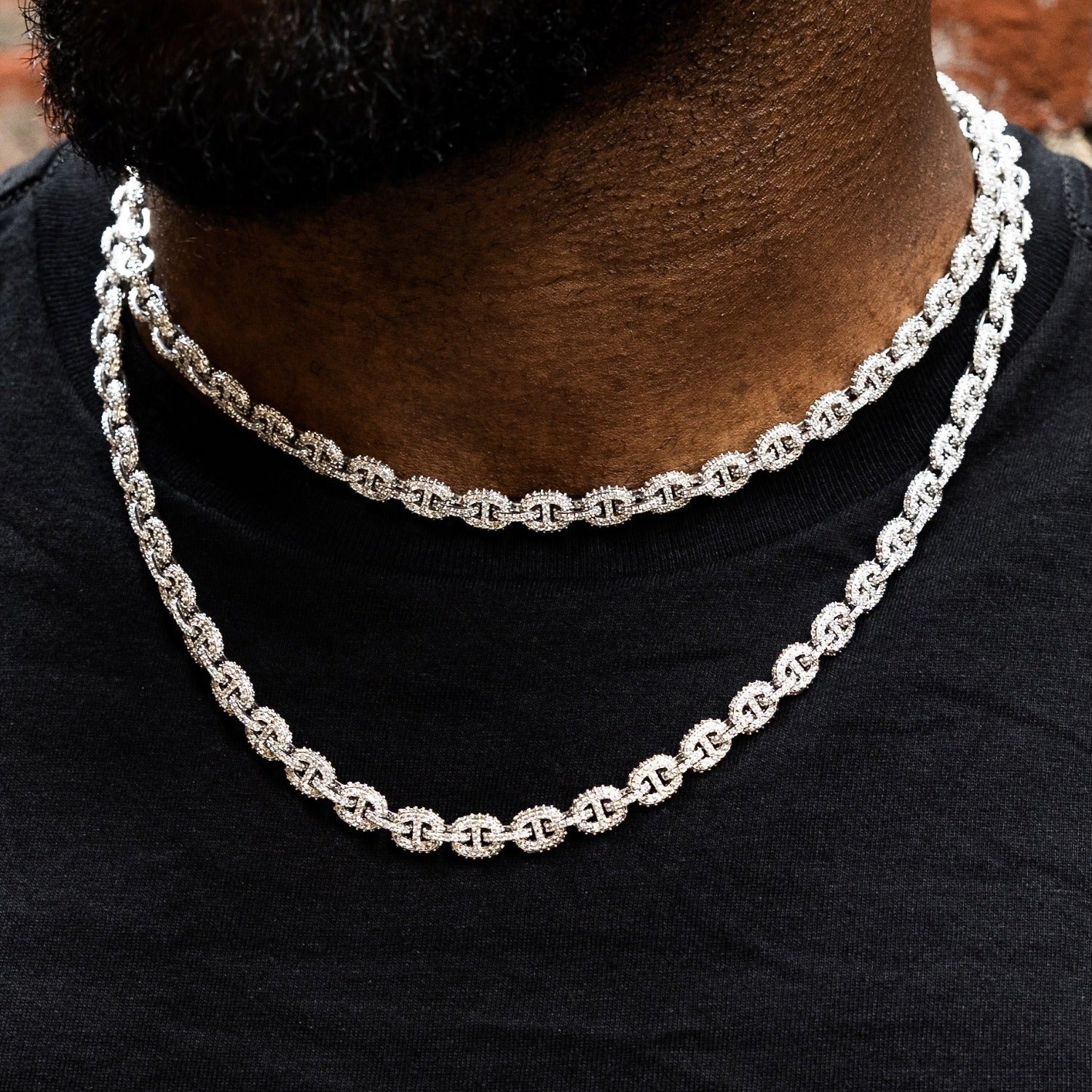 Micro Valentina Chain in White Gold – The GLD Shop