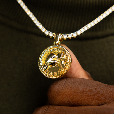 Fight Hard Coin Pendant – The GLD Shop