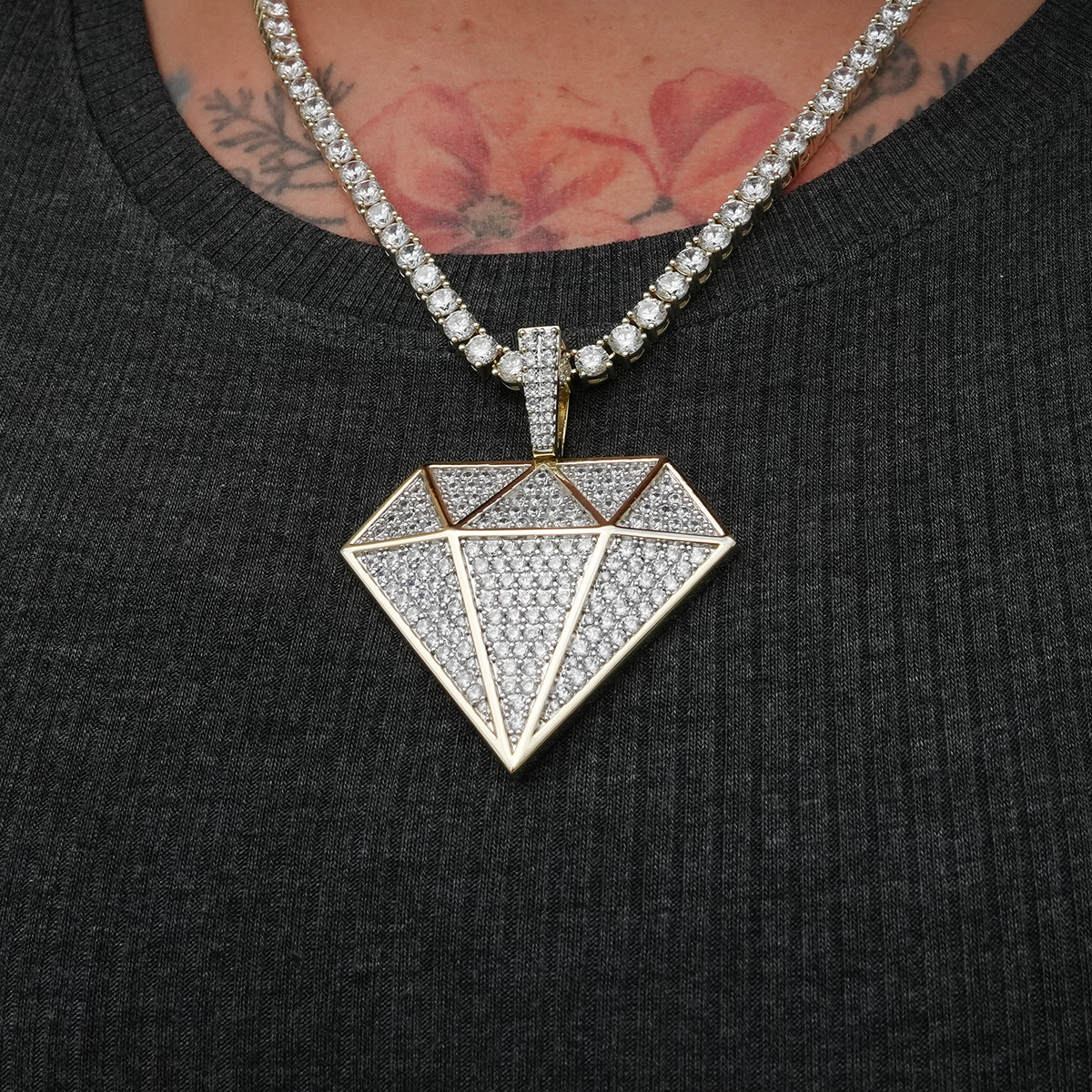 Large GLD Diamond Pendant - The GLD Shop