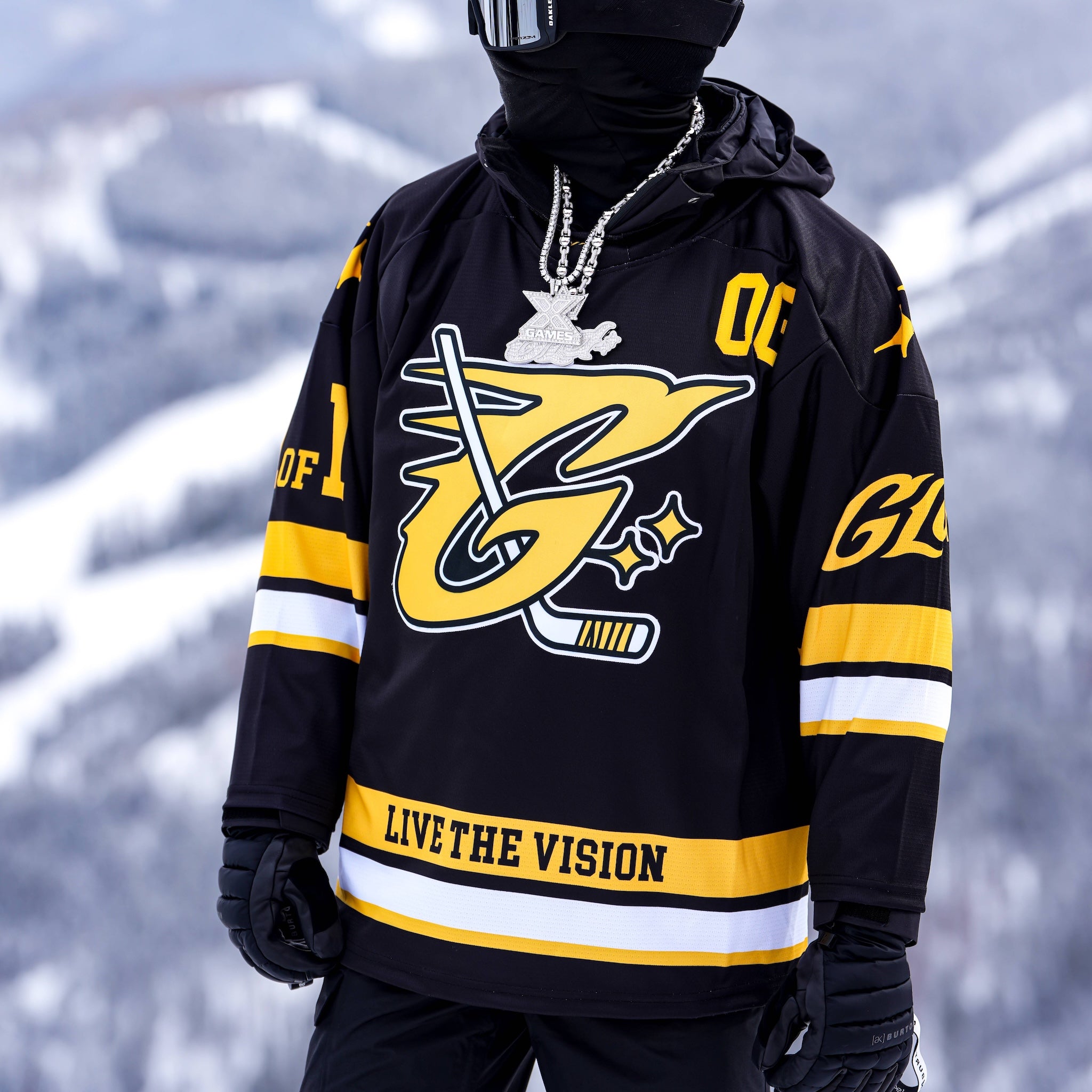 GLD Black and Yellow Hockey Jersey - The GLD Shop