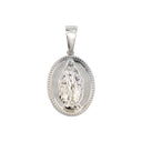 Micro Lady of Guadalupe Pendant | Men's Sterling Silver | GLD- The GLD Shop
