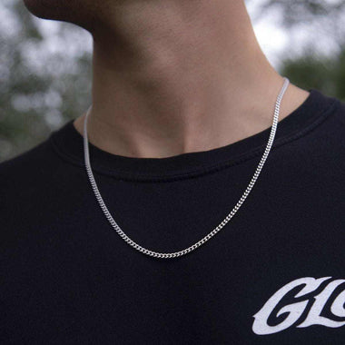 Micro Cuban in White Gold | The GLD Shop
