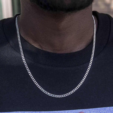 Micro Cuban in White Gold | The GLD Shop