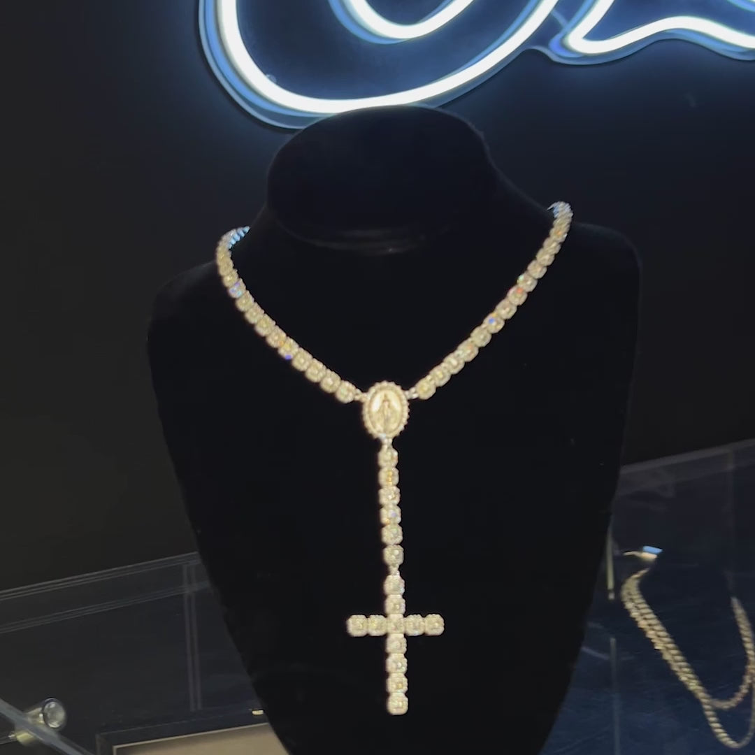 Micro Clustered Rosary Necklace – The GLD Shop
