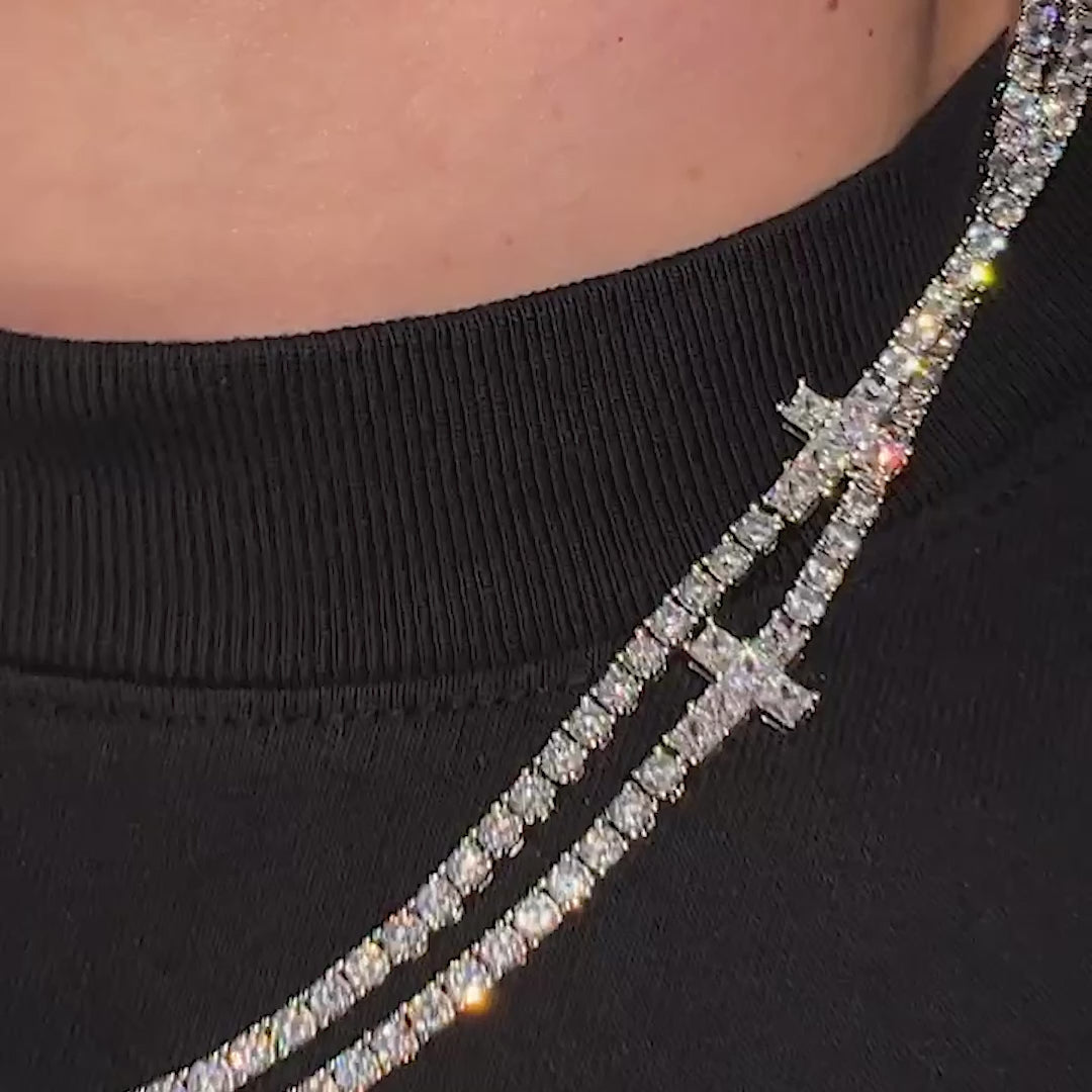 Cross Tennis Chain – The GLD Shop