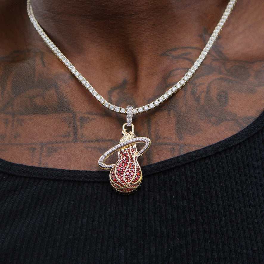 Miami Heat Official NBA Logo Pendant – The GLD Shop