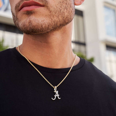 Alabama Crimson Tide Micro Logo Pendant - Yellow Gold – The GLD Shop