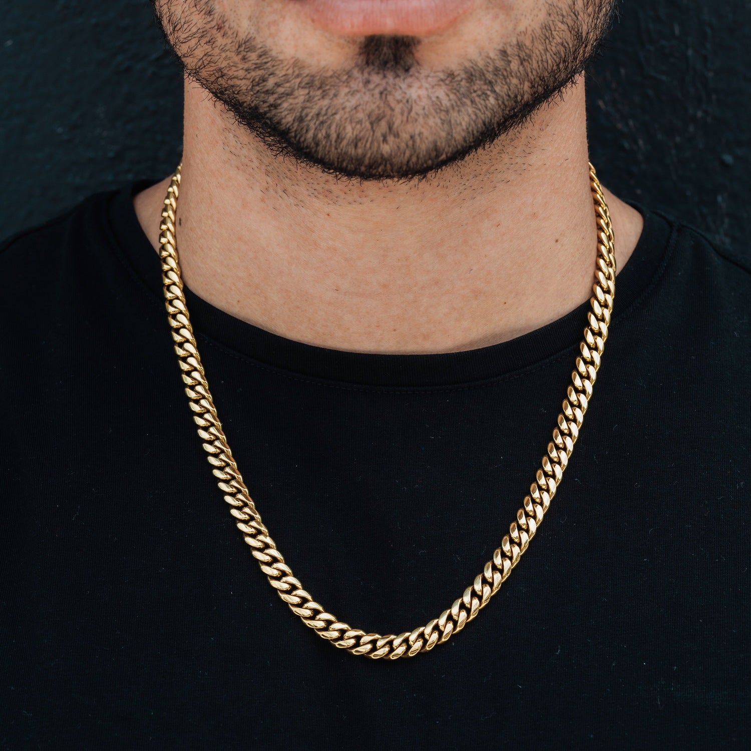 Solid Gold Miami Cuban Link Chain in Yellow Gold - 8mm – The GLD Shop