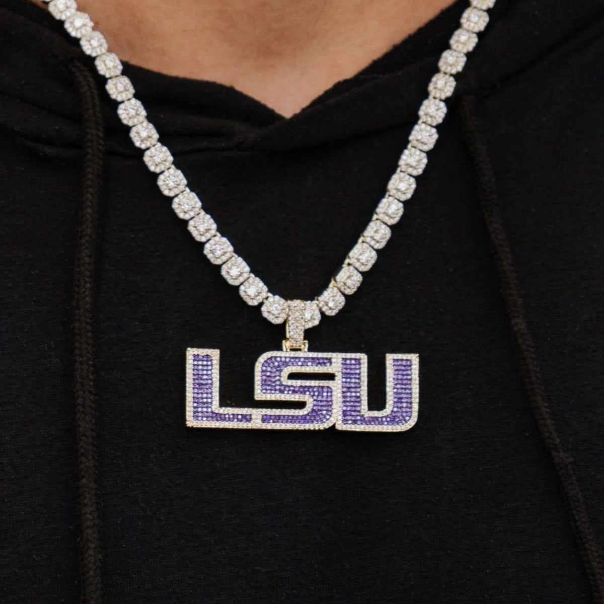 LSU Official NCAA Logo Pendant – The GLD Shop