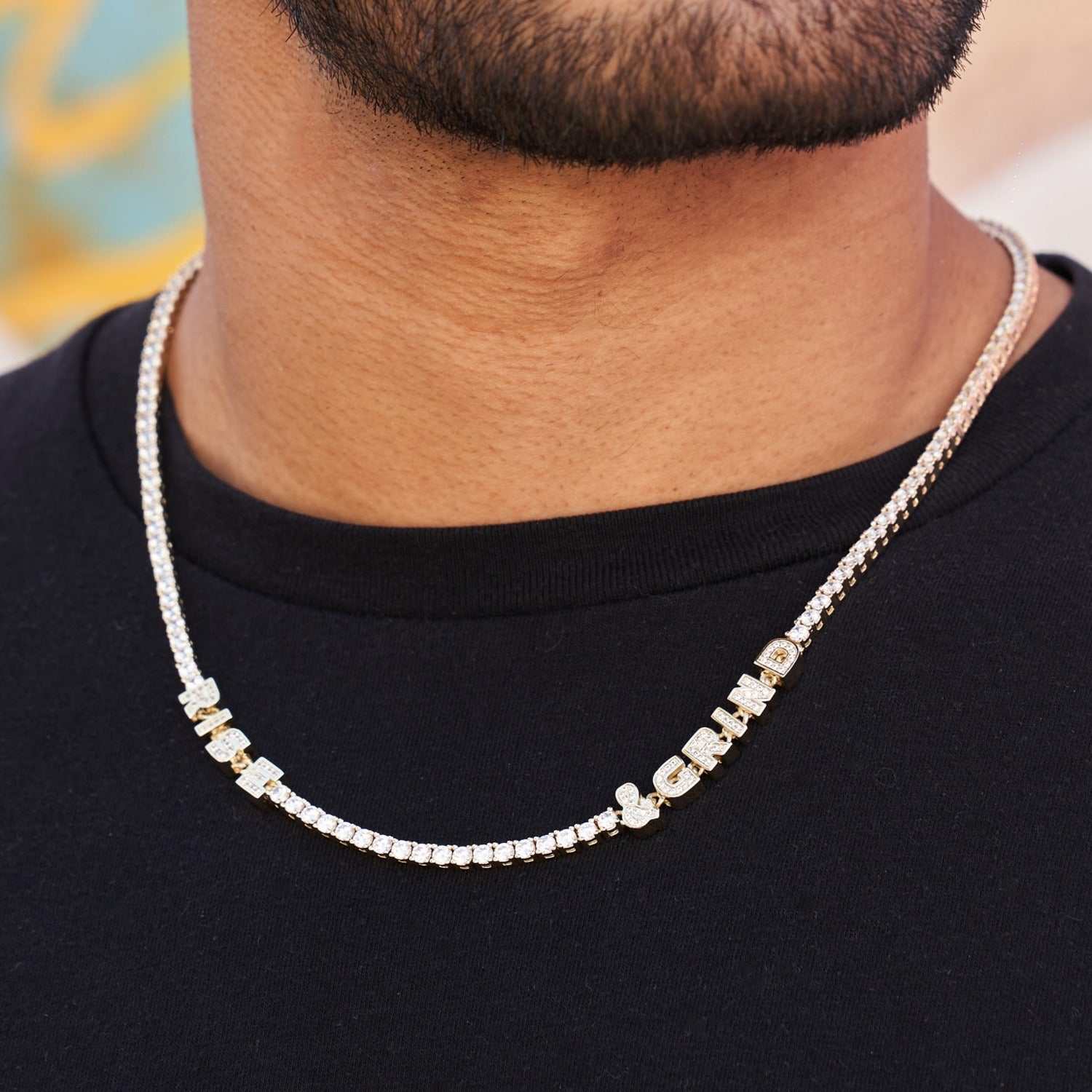 Custom Stationed Tennis Chain – The GLD Shop