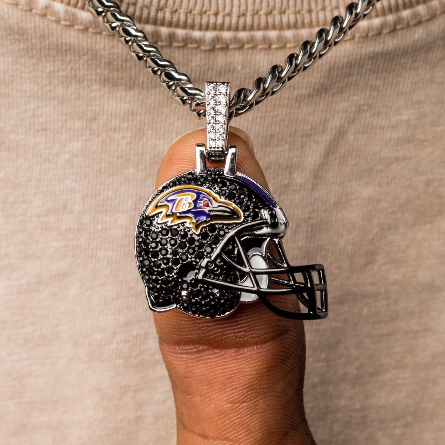 Baltimore Ravens Official NFL Helmet Pendant – The GLD Shop