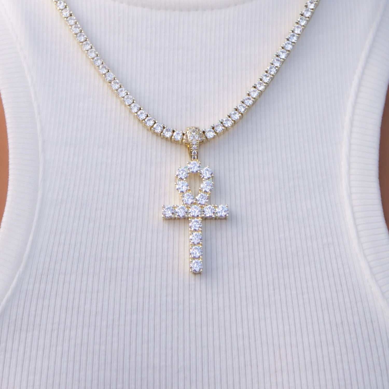 18k Vermeil Ankh Cross – The GLD Shop
