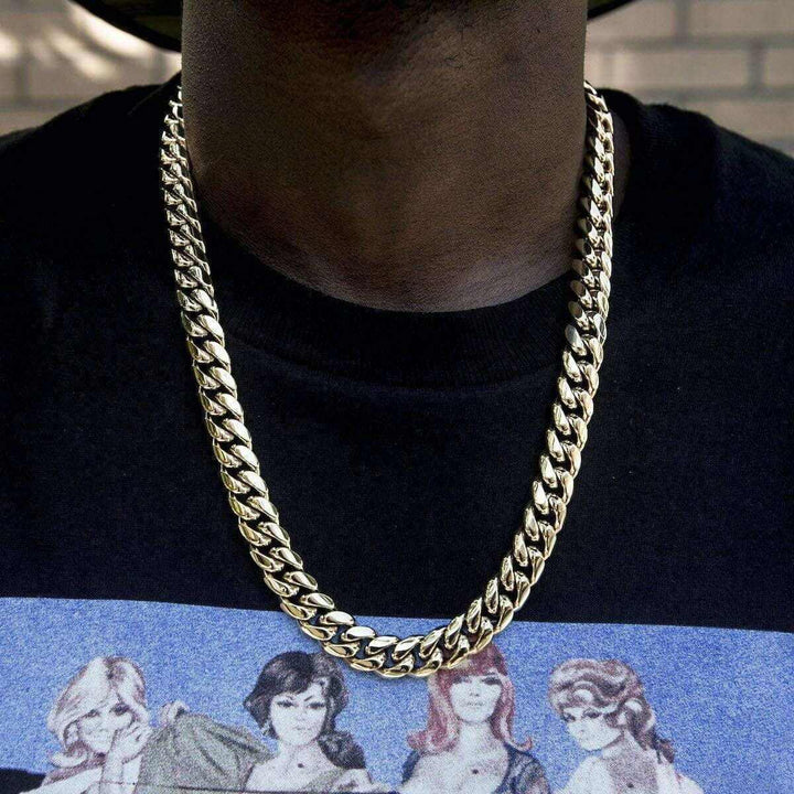 GLD Signature Cuban in Yellow Gold- 12mm – The GLD Shop