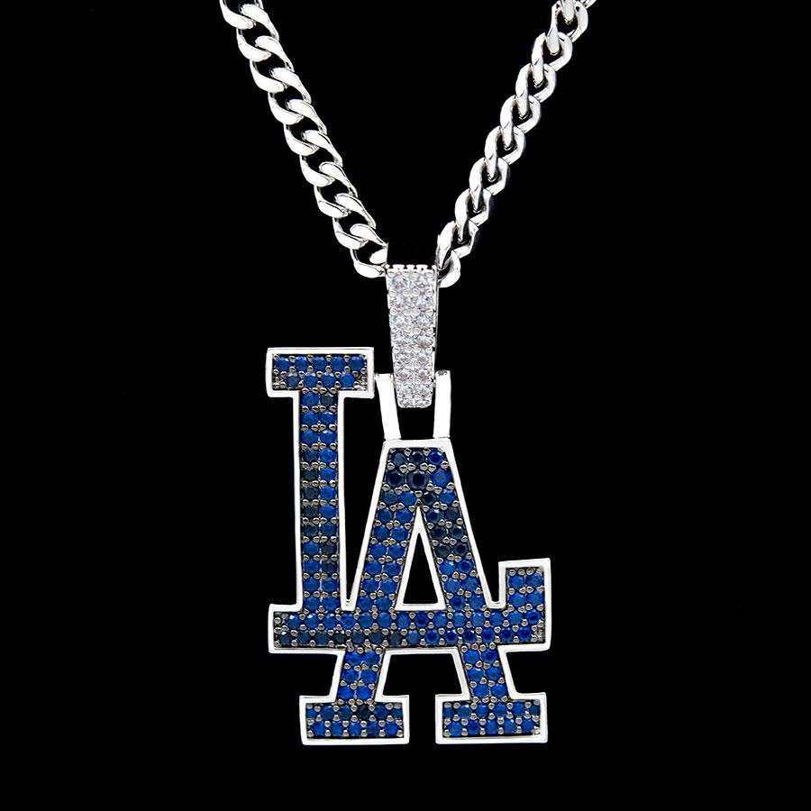 Los Angeles Dodgers 150th Anniversary Official MLB Logo Pendant- The ...