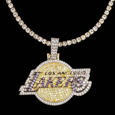 LA Lakers Pendant - lakers chain & necklaces | The GLD Shop