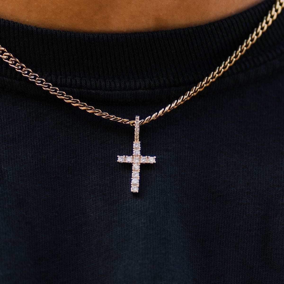 Micro Diamond Cross – The GLD Shop