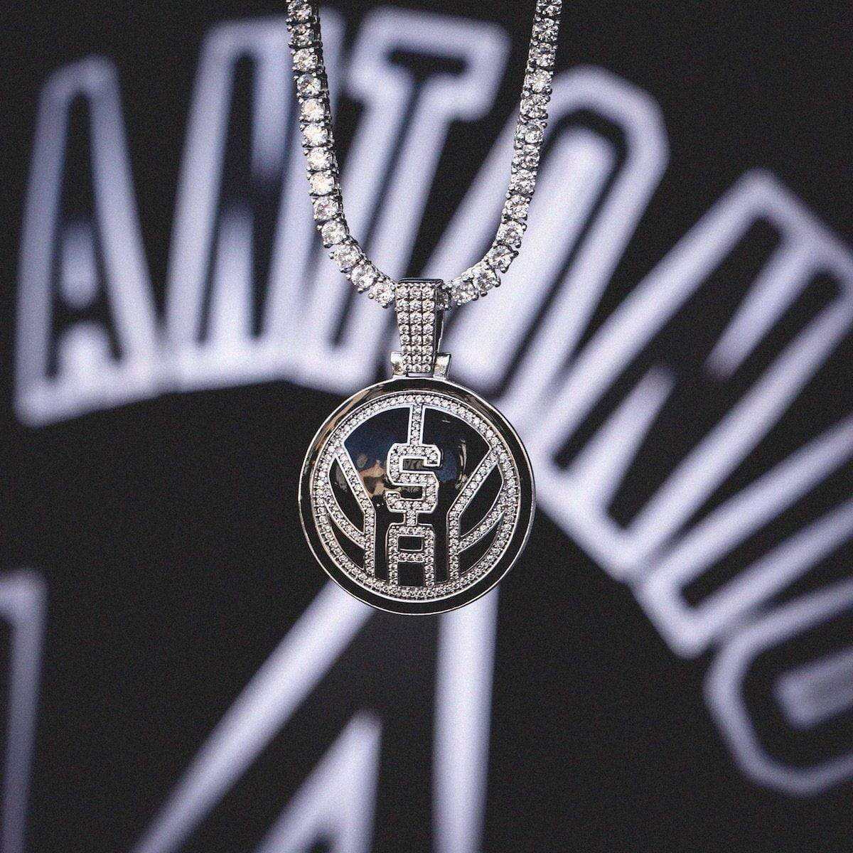 San Antonio Spurs Official NBA Logo Pendant – The GLD Shop