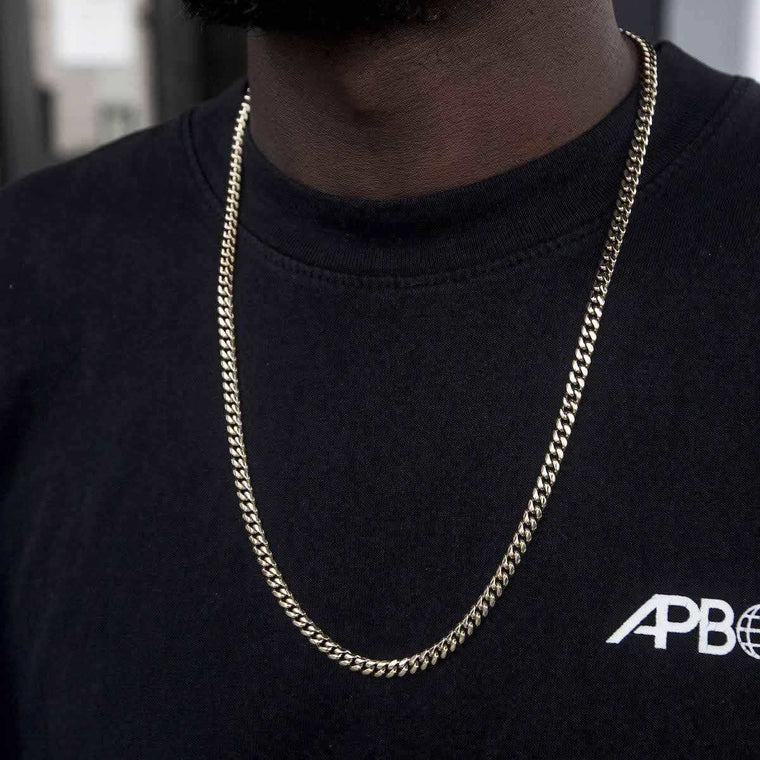 10k Solid Gold Miami Cuban Link Chain (5mm) | The GLD Shop