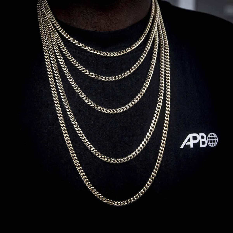 10k Solid Gold Miami Cuban Link Chain (5mm) | The GLD Shop